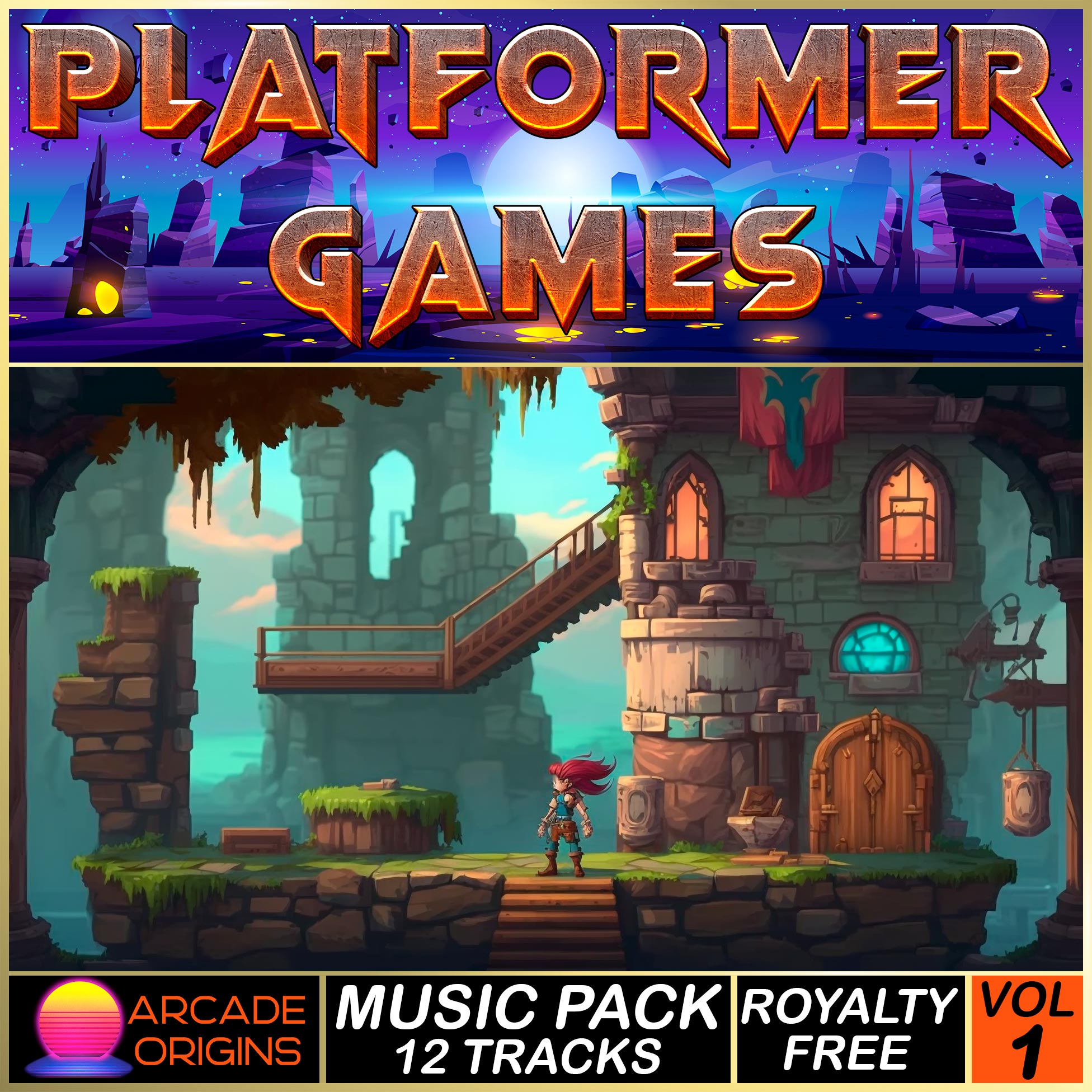 Platformer Games Music Pack - Royalty free music to download